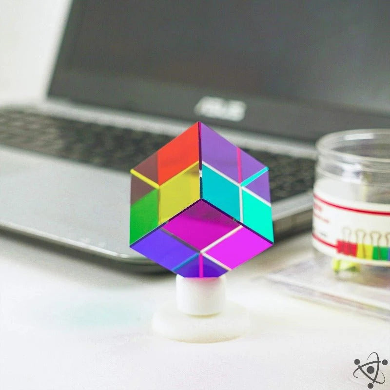 Colorful Cube Prism | Science Decor