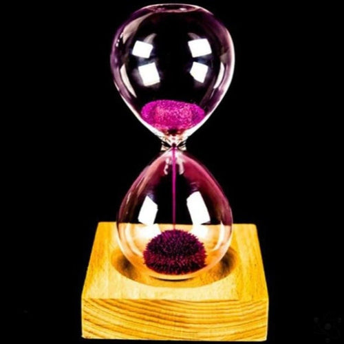 Colorful Magnetic Hourglass | Science Decor