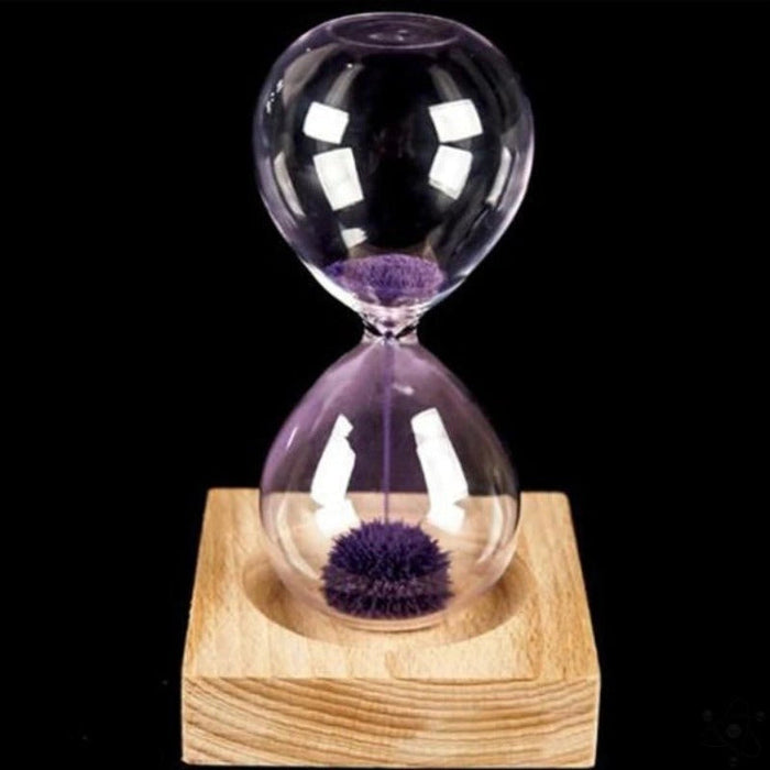 Colorful Magnetic Hourglass | Science Decor