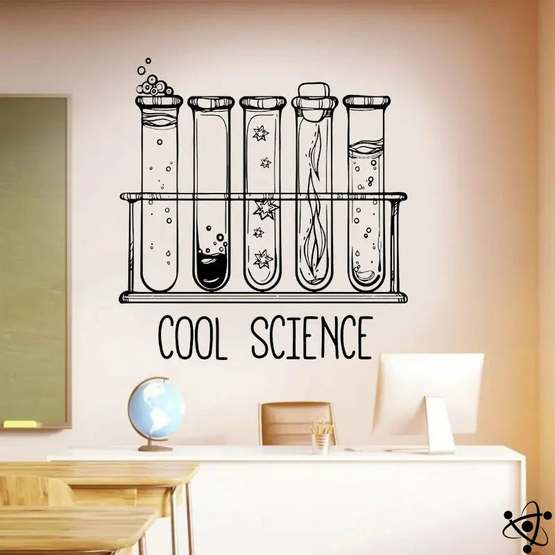 Cool Science Stickers | Science Decor