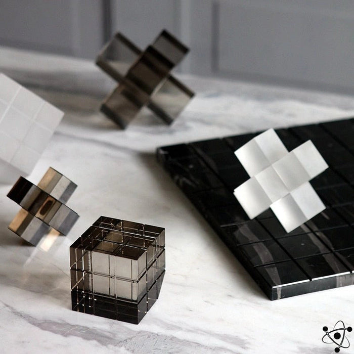 3D Cube Sculpture | Science Decor