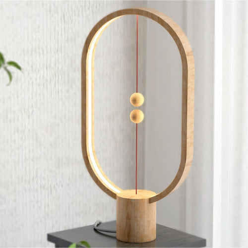 Heng Balance Lamp Wood | Science Decor
