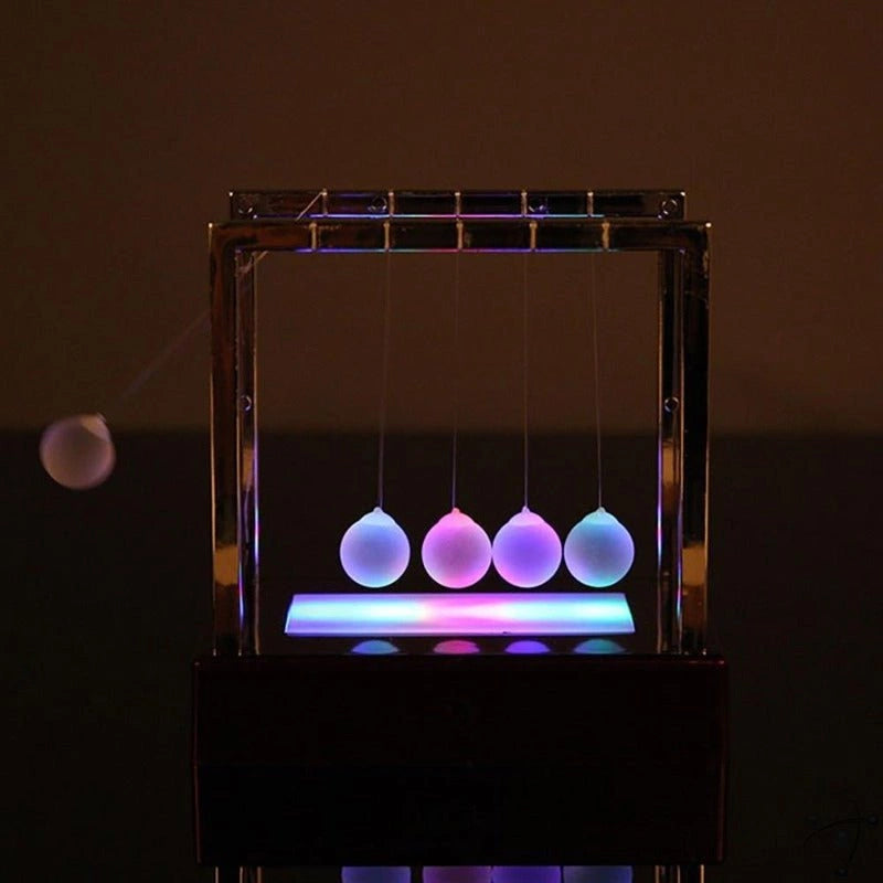 Luminous Newton's Pendulum | Science Decor