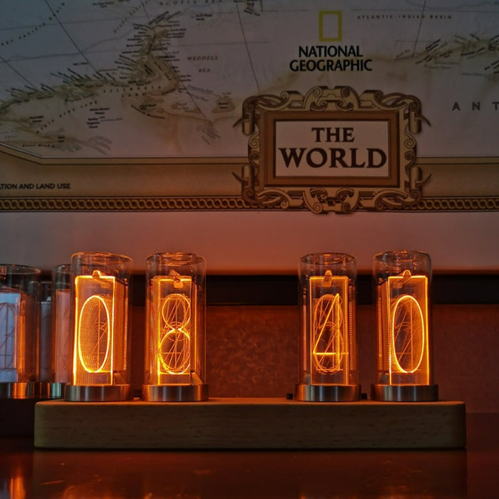 Nixie Tube Clock Glow LED | Science Decor