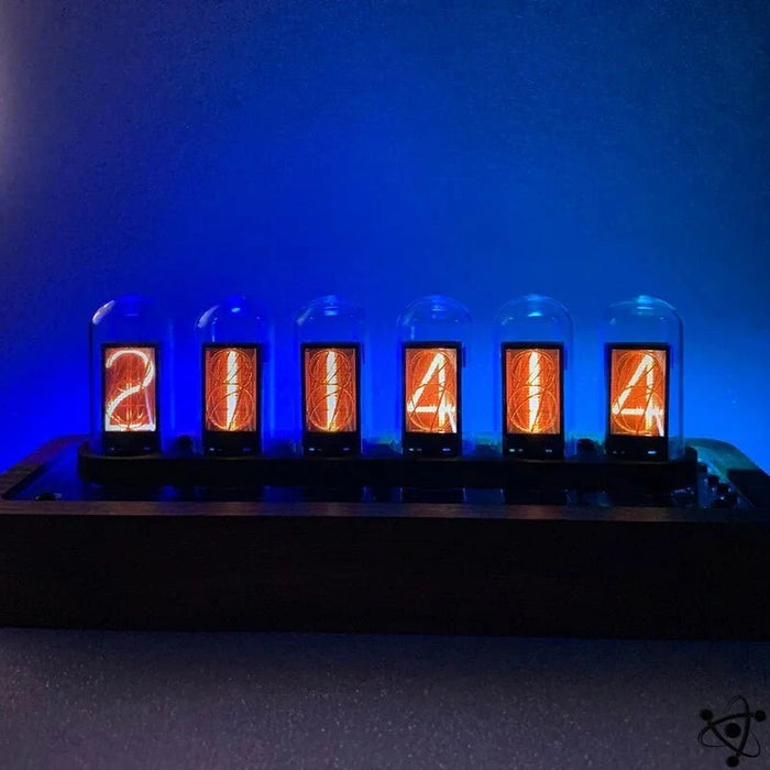 Nixie Tube Clock Ips & Noyer | Science Decor