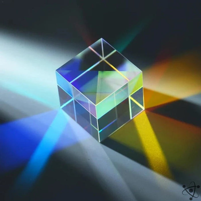Optical Glass Cube Prism | Science Decor
