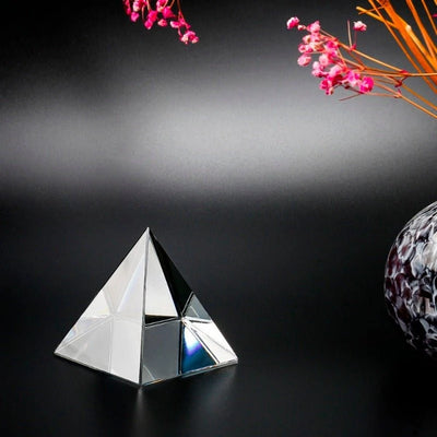 Optical Glass Pyramid Prism | Science Decor