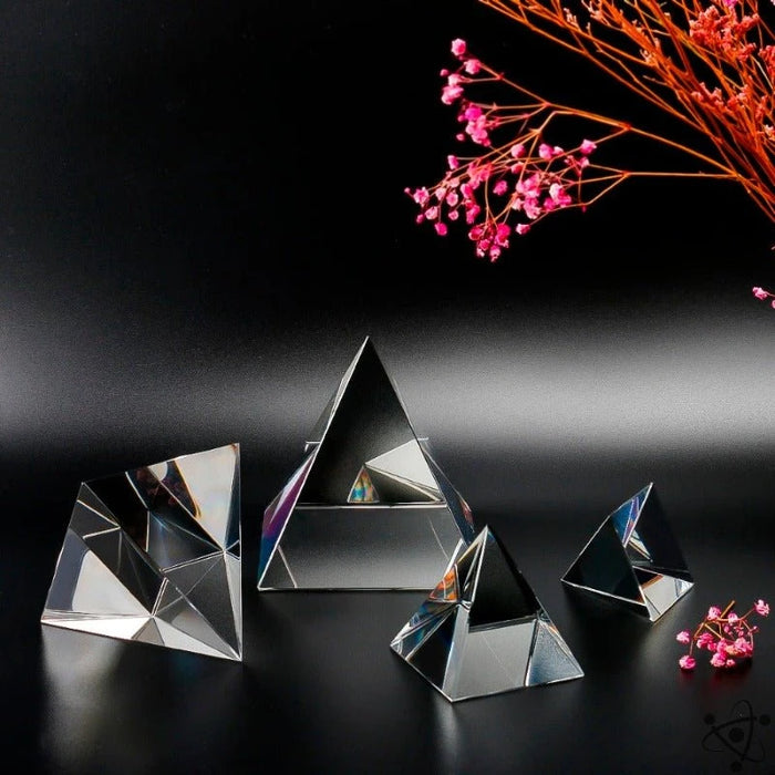 Optical Glass Pyramid Prism | Science Decor
