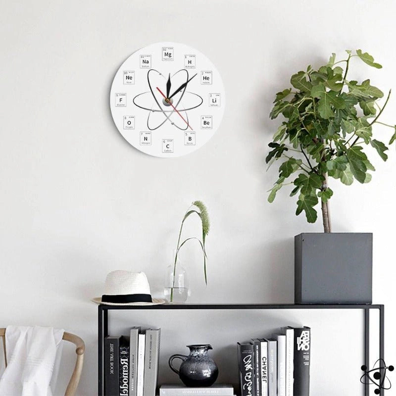 Original Periodic Element Wall Clock | Science Decor