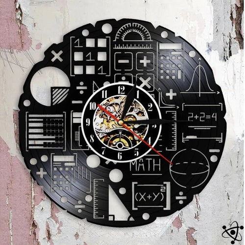 Original Wall Clock Led Mathematical Equation | Science Decor