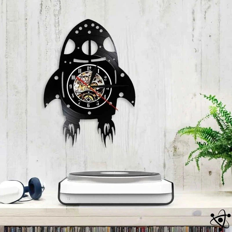 Original Wall Clock Led Rocket | Science Decor