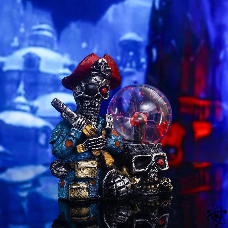 Plasma Lamp Pirate Zombie | Science Decor