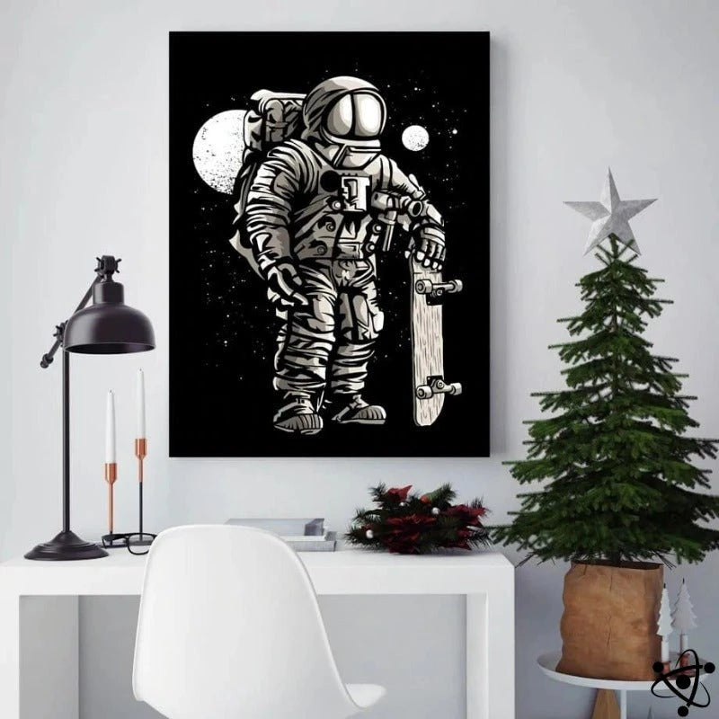 Poster Astronaut Skater | Science Decor