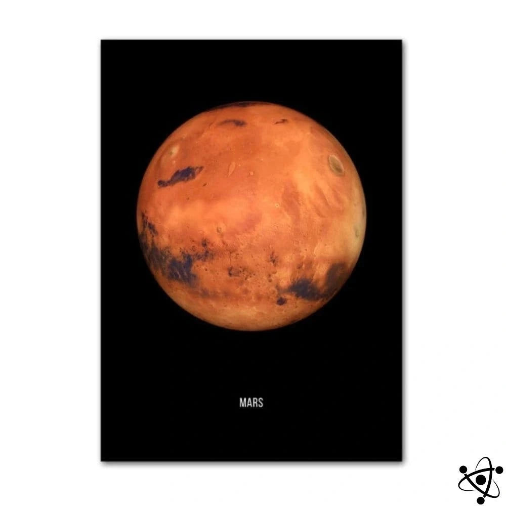 Poster Planet Mars | Science Decor