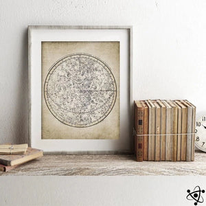 Posters Astronomical Cards From The 19Th Century | Science Decor