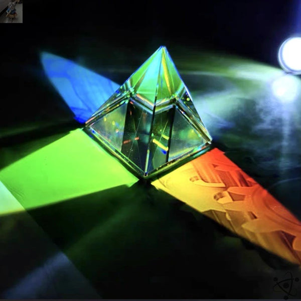 Pyramidal Optical Light Prism | Science Decor