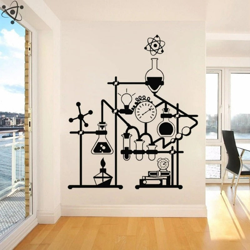 Science Experiment Wall Sticker | Science Decor
