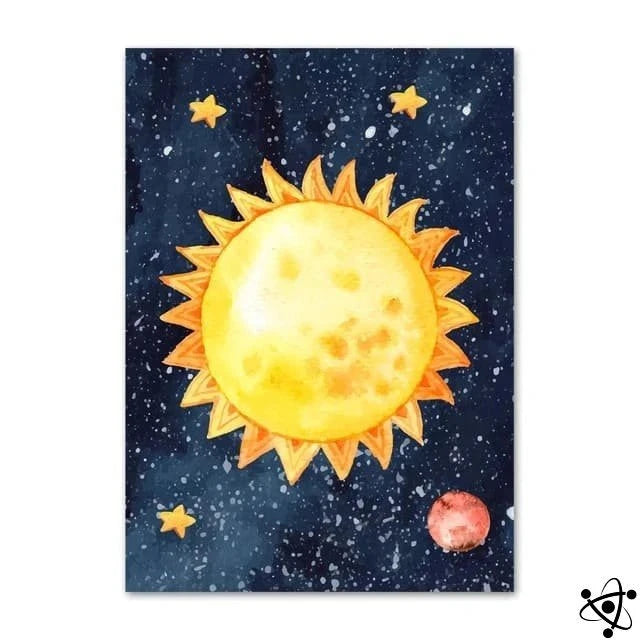 Sun Poster For Children | Science Decor